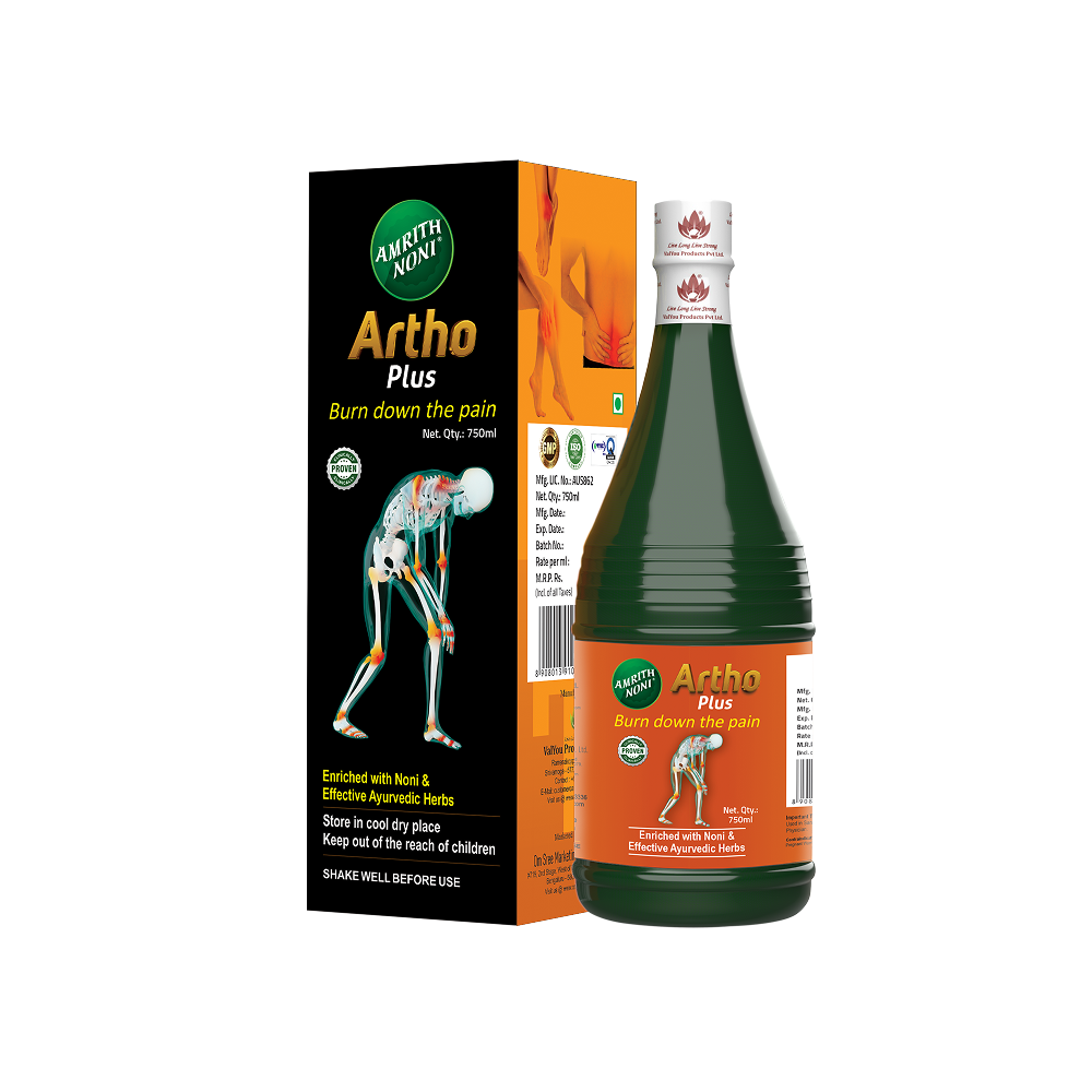 Artho Plus bottle and packaging on a white background