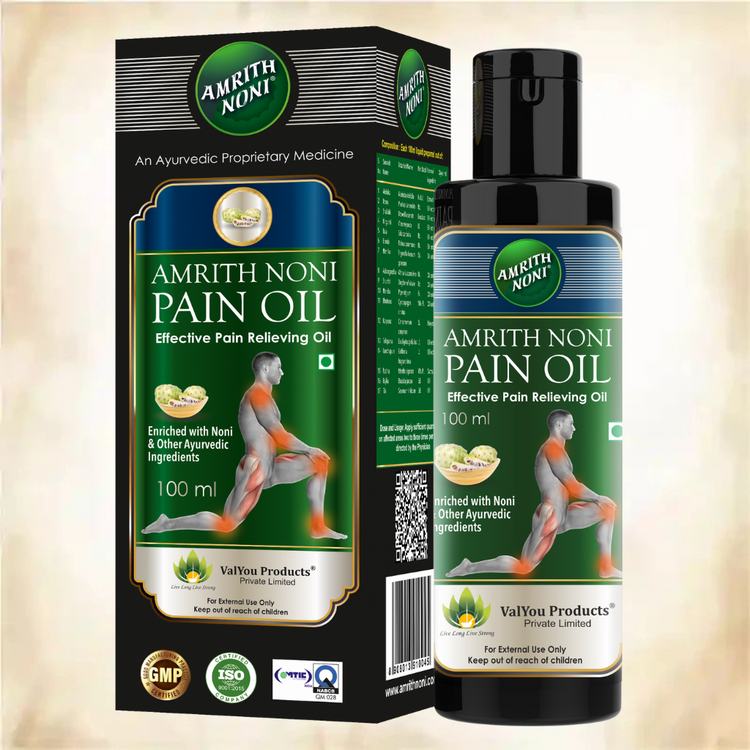 Buy Amrith Noni Pain Oil - Muscle & Joint Care - Pain Relief – amrithnoni