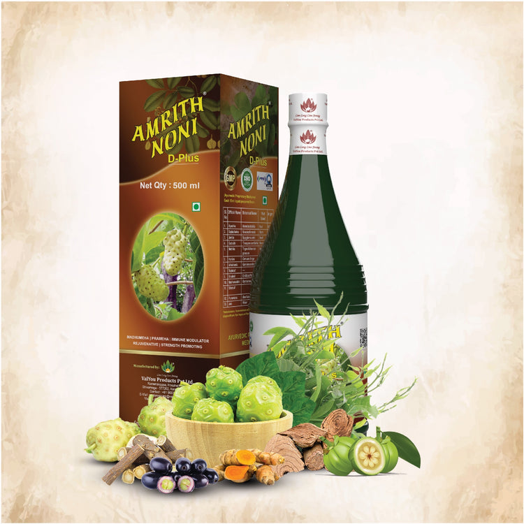 Buy Amrith Noni D Plus 500 ML For Diabetes @ Discount Price - Amrith ...